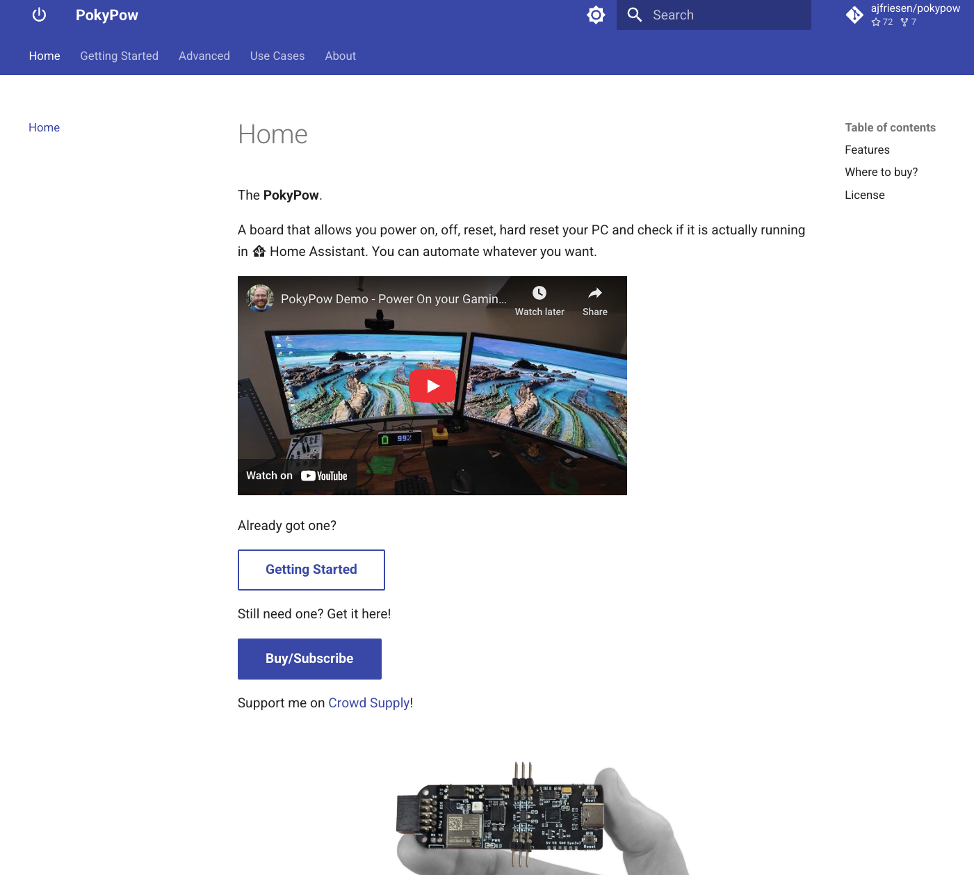 PokyPow Documentation is Live