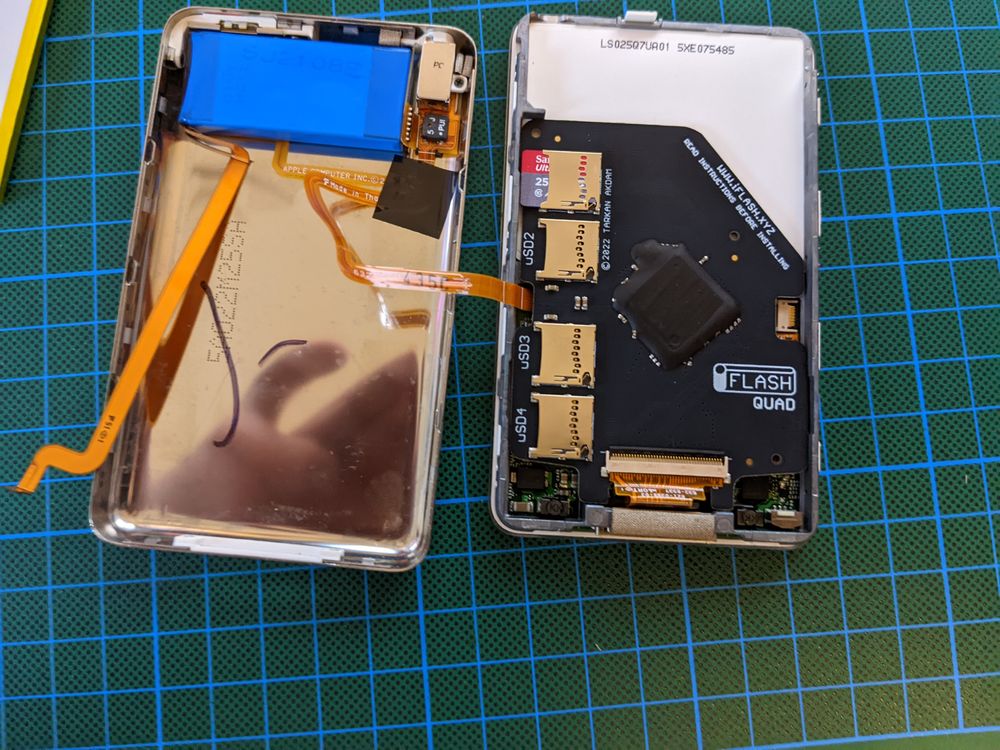 Modding an iPod Classic - 1 TB and bigger battery