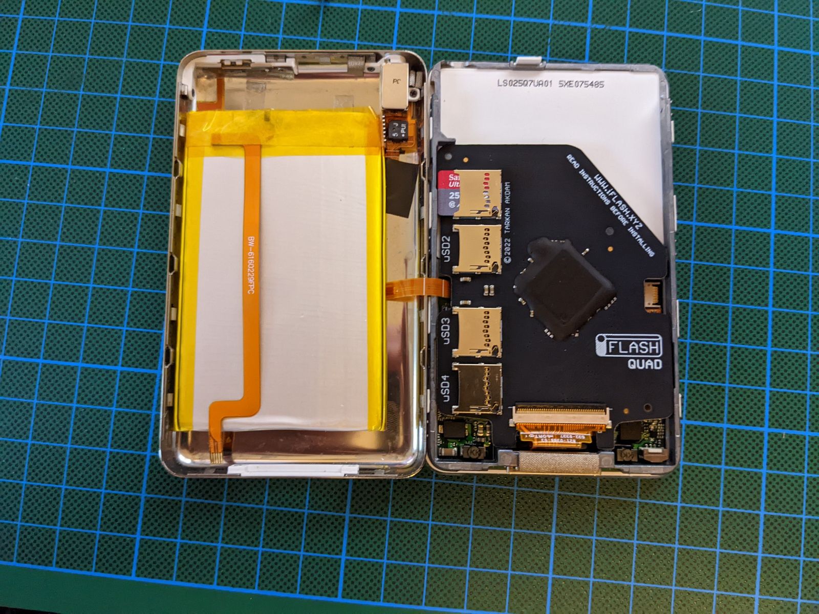 Modding an iPod Classic - 1 TB and bigger battery